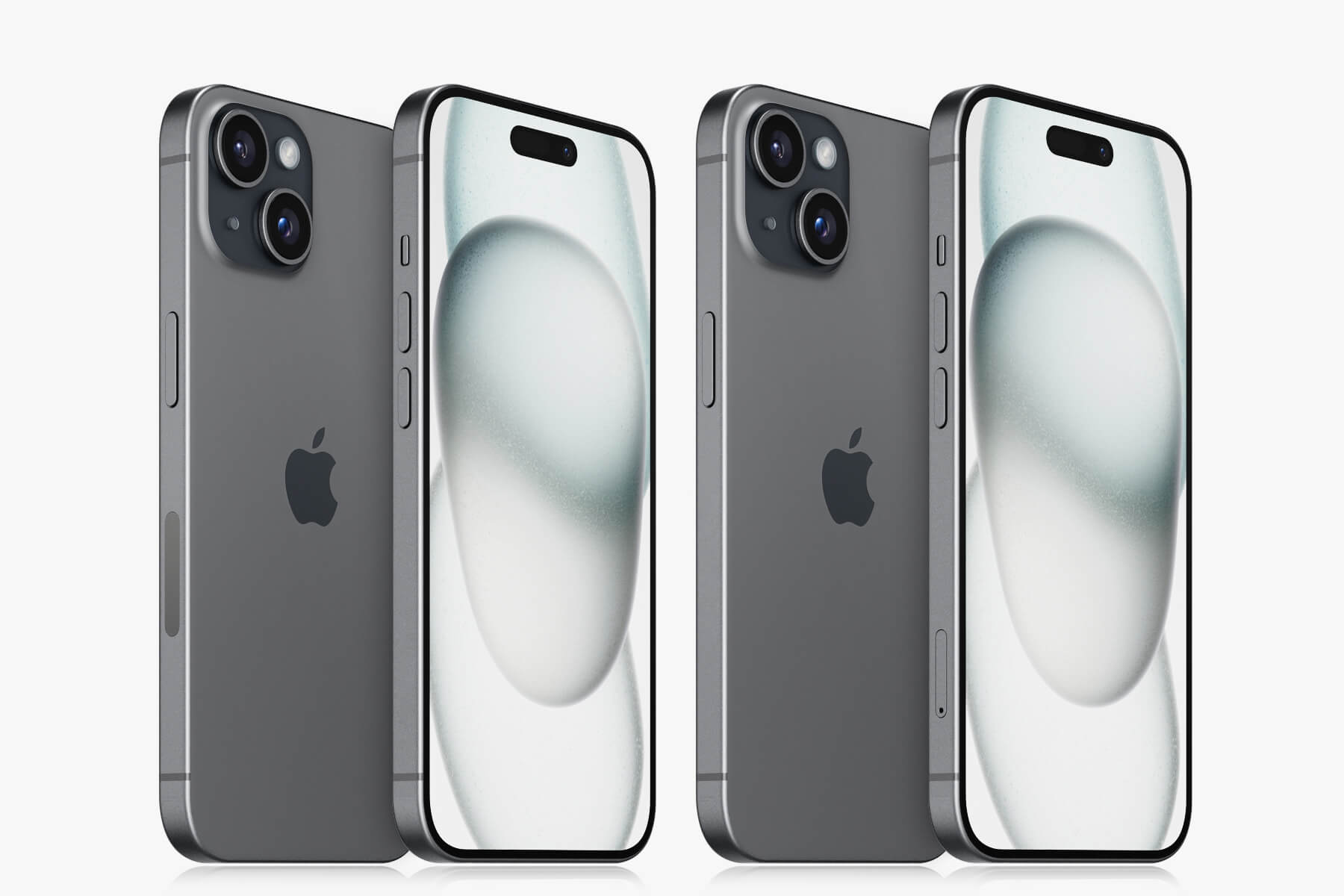 Apple iPhone 15 Collection All Colors - 3D Model by madMIX