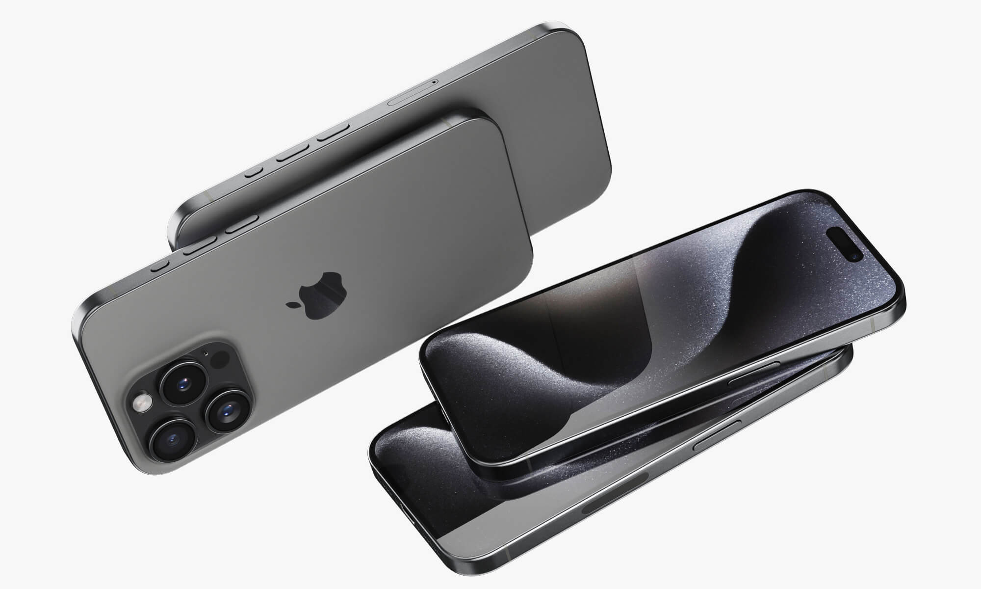 Apple iPhone 15 Collection All Colors - 3D Model by madMIX