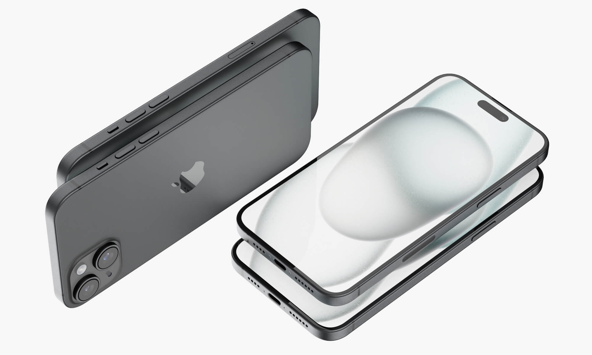 Apple iPhone 15 Plus All Colors - 3D Model by madMIX