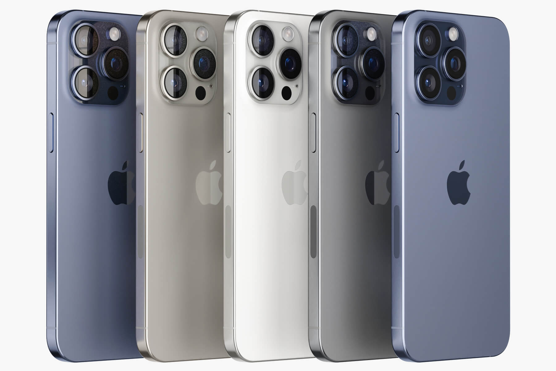 Apple iPhone 15 Pro Max All Colors - 3D Model by madMIX