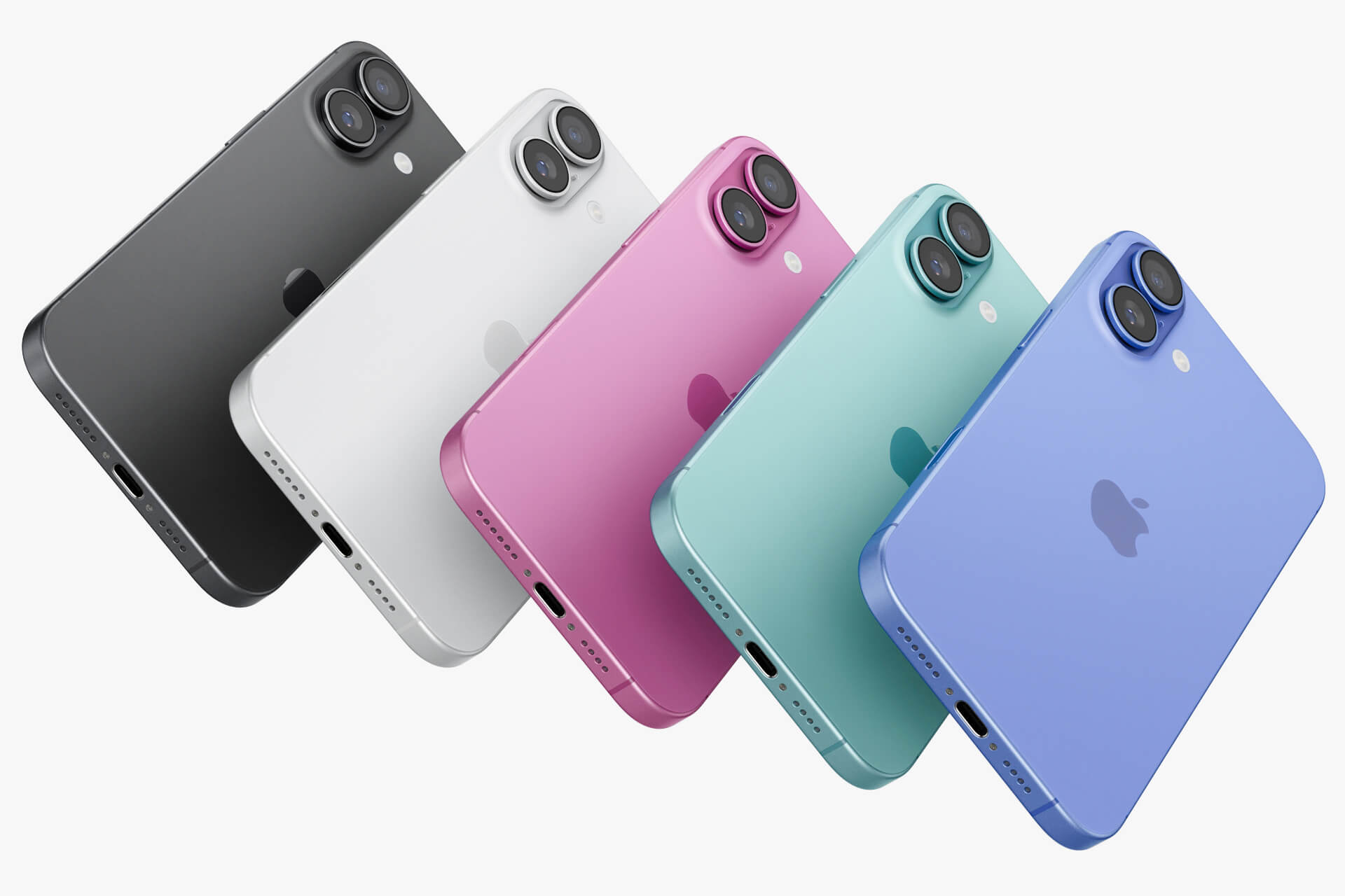 Apple iPhone 16 Plus All Colors - 3D Model by madMIX