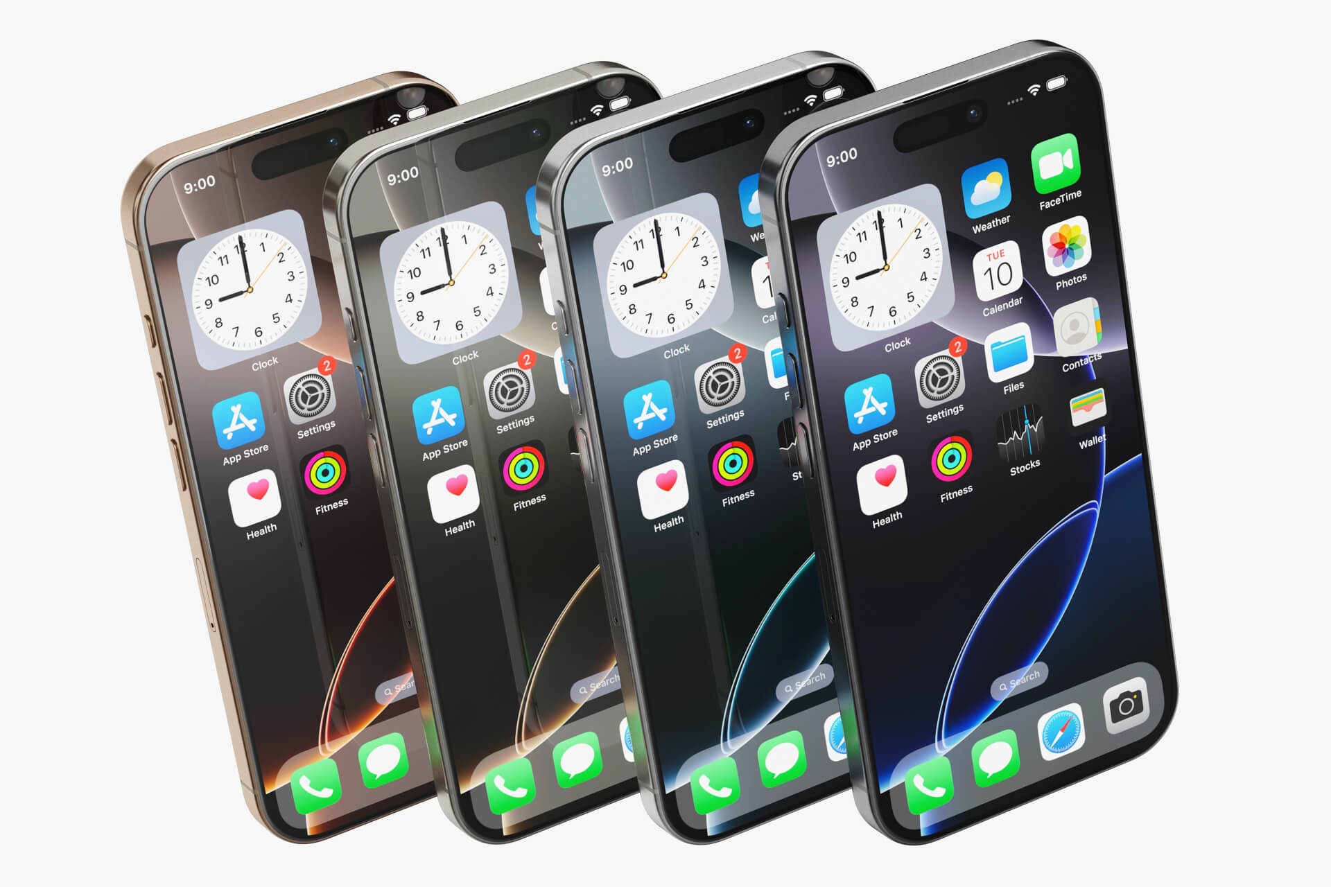 Apple iPhone 16 Pro All Colors - 3D Model by madMIX