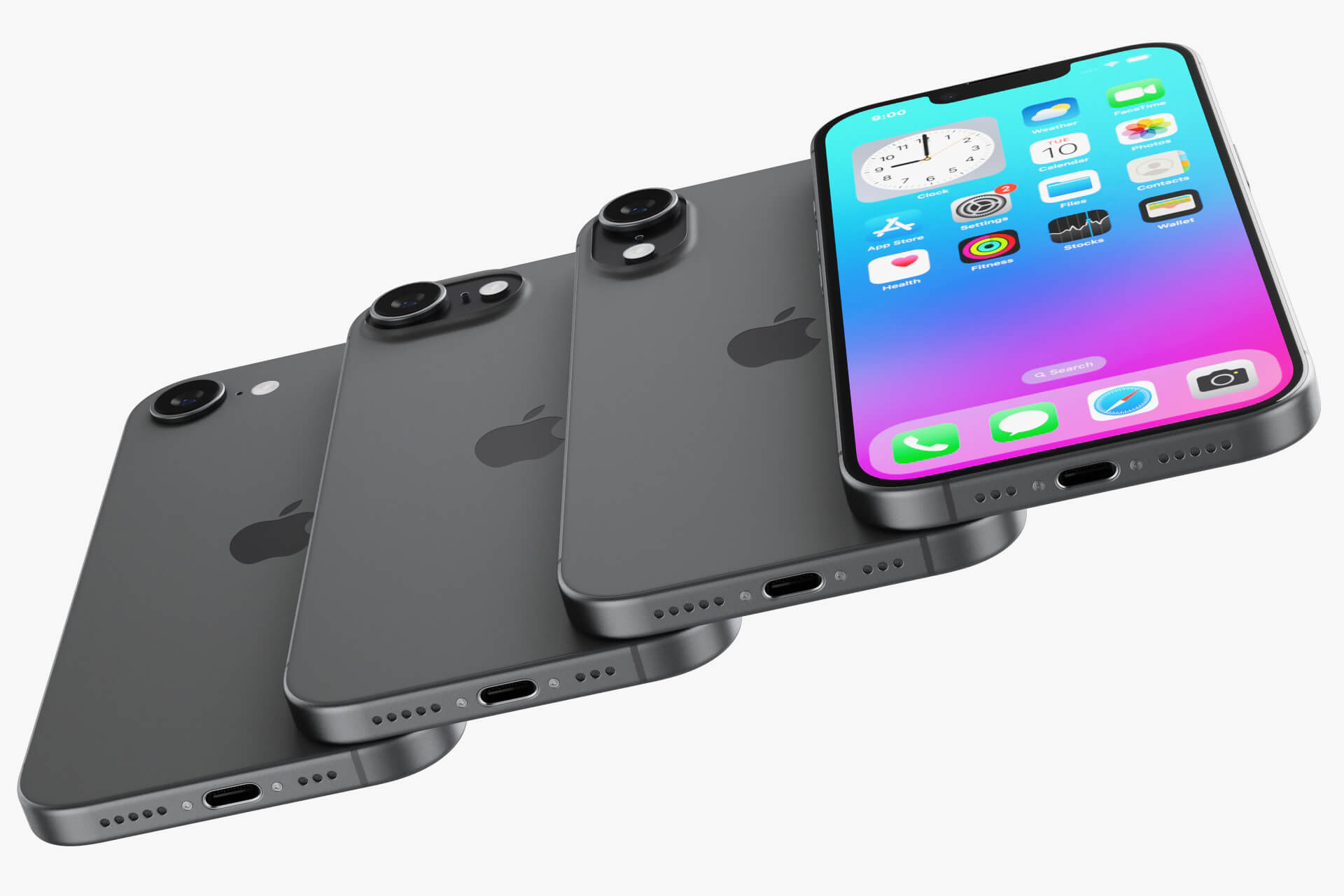 Apple iPhone 16E V1 - 3D Model by madMIX