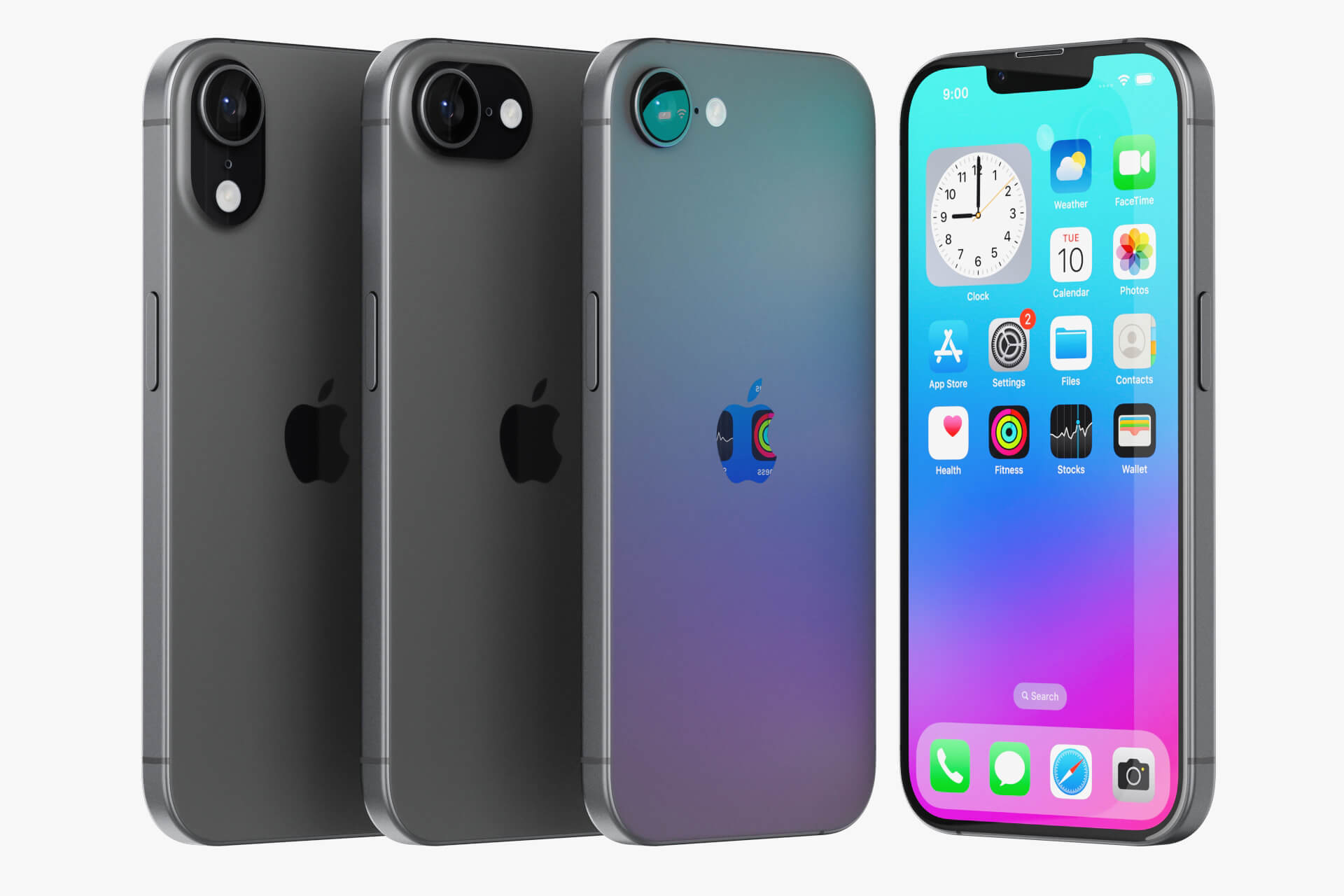 Apple iPhone 16E V1 - 3D Model by madMIX