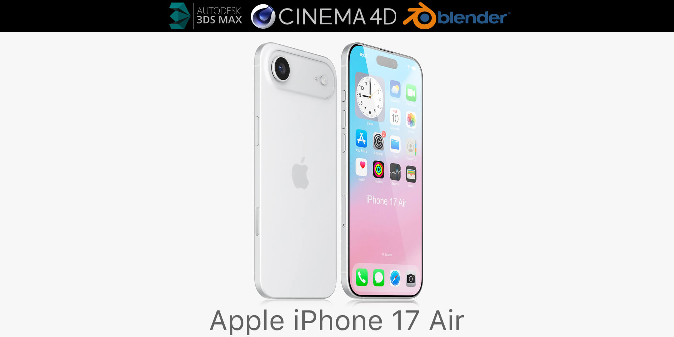 Apple iPhone 17 Air V1 - 3D Model by madMIX