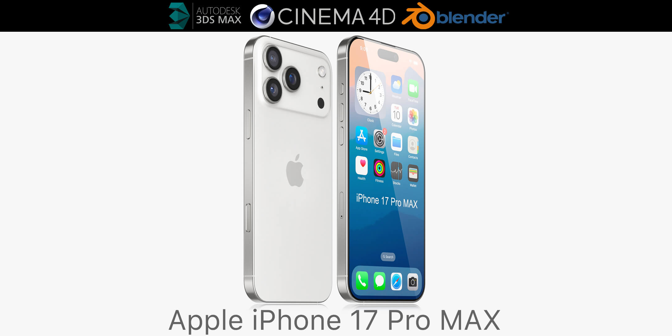 Apple iPhone 17 Pro Max v1 - 3D Model by madMIX