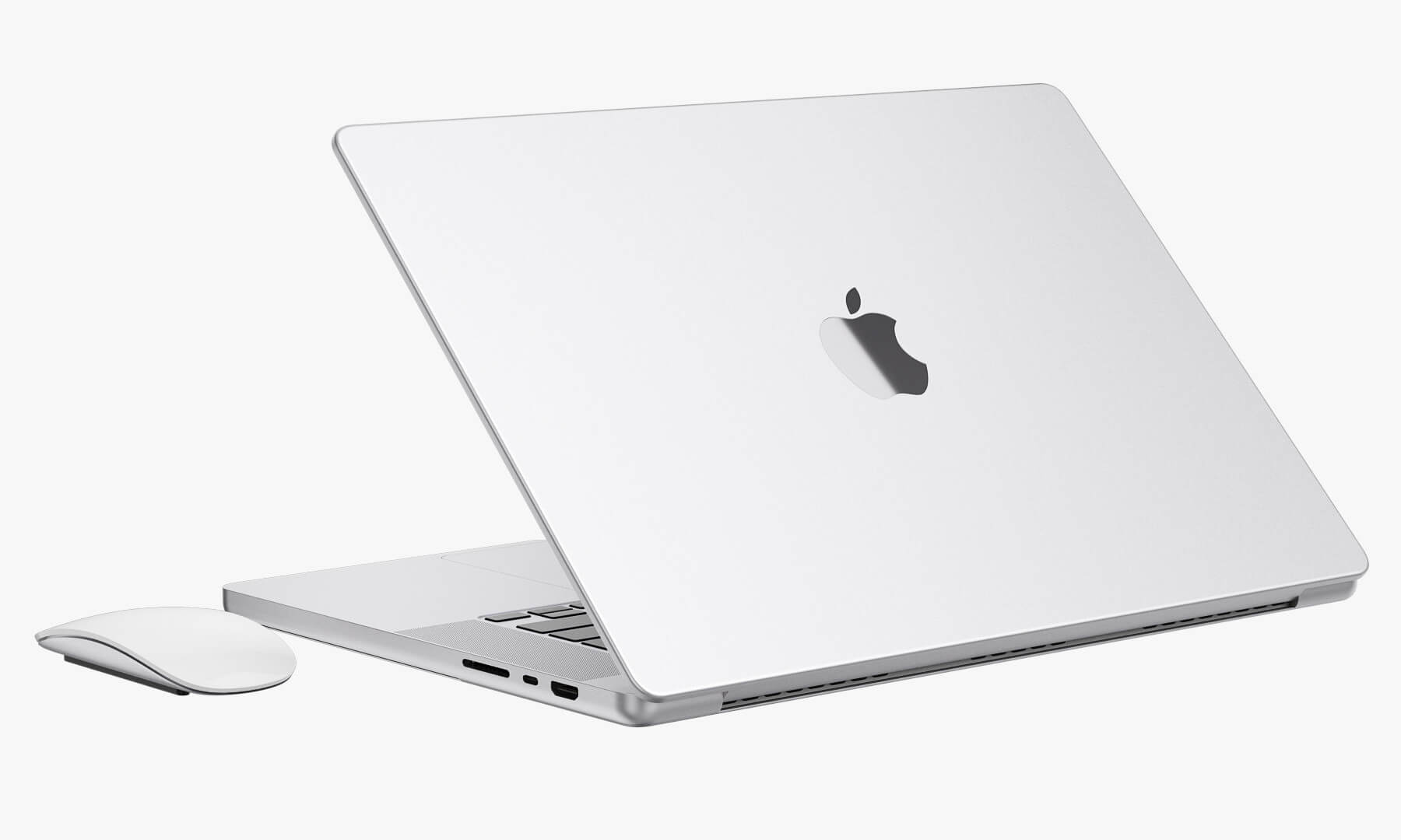 White Macbook Pro 2022