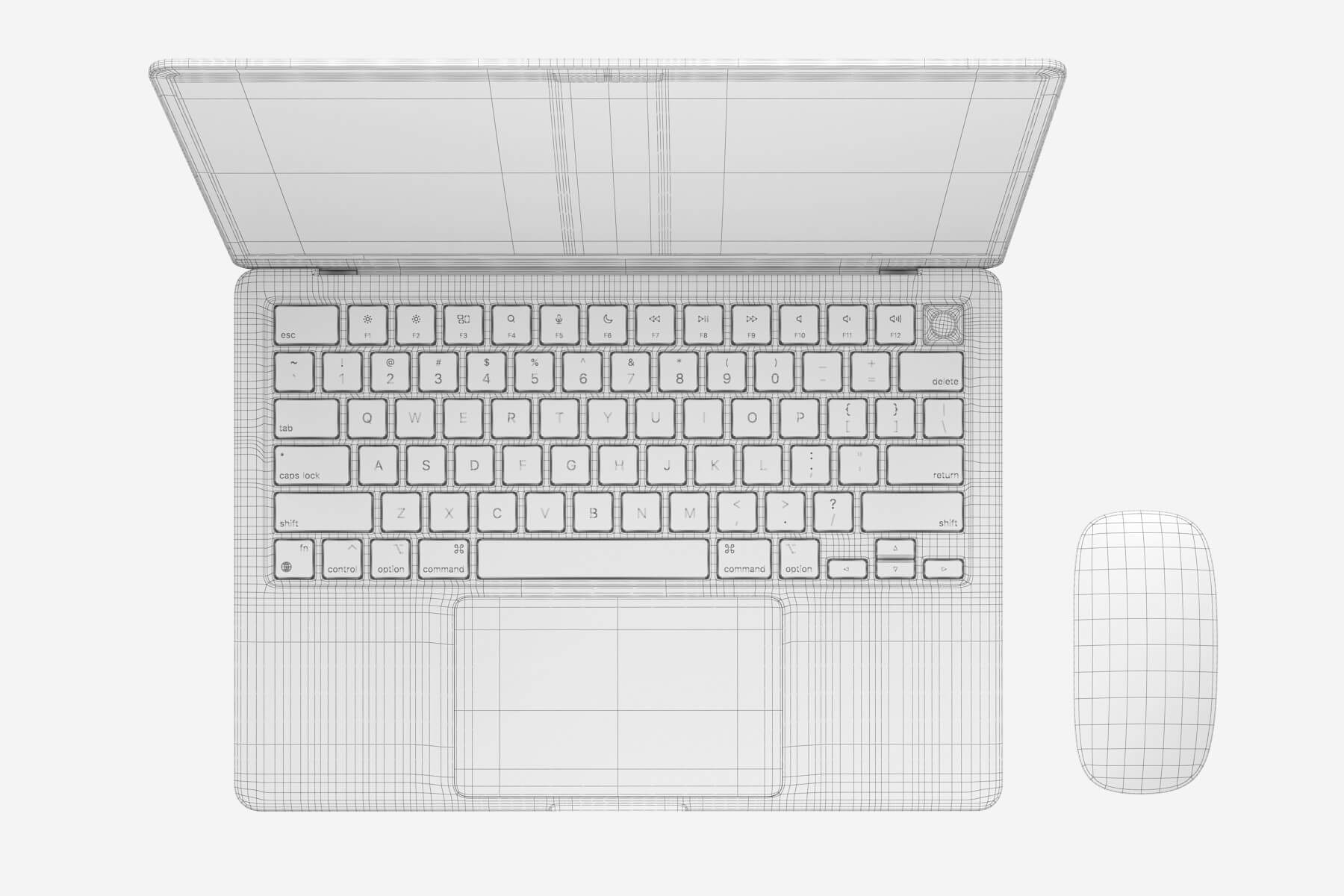 Apple MacBook Air M2 2022 and Pro 14-inch and 16-inch 3D Model by madMIX