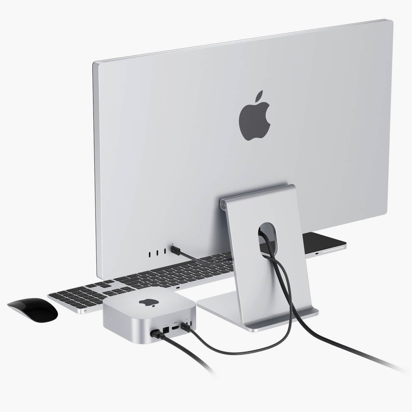 Apple Studio Display and Mac Mini M4 Full Set 2 - 3D Model by madMIX