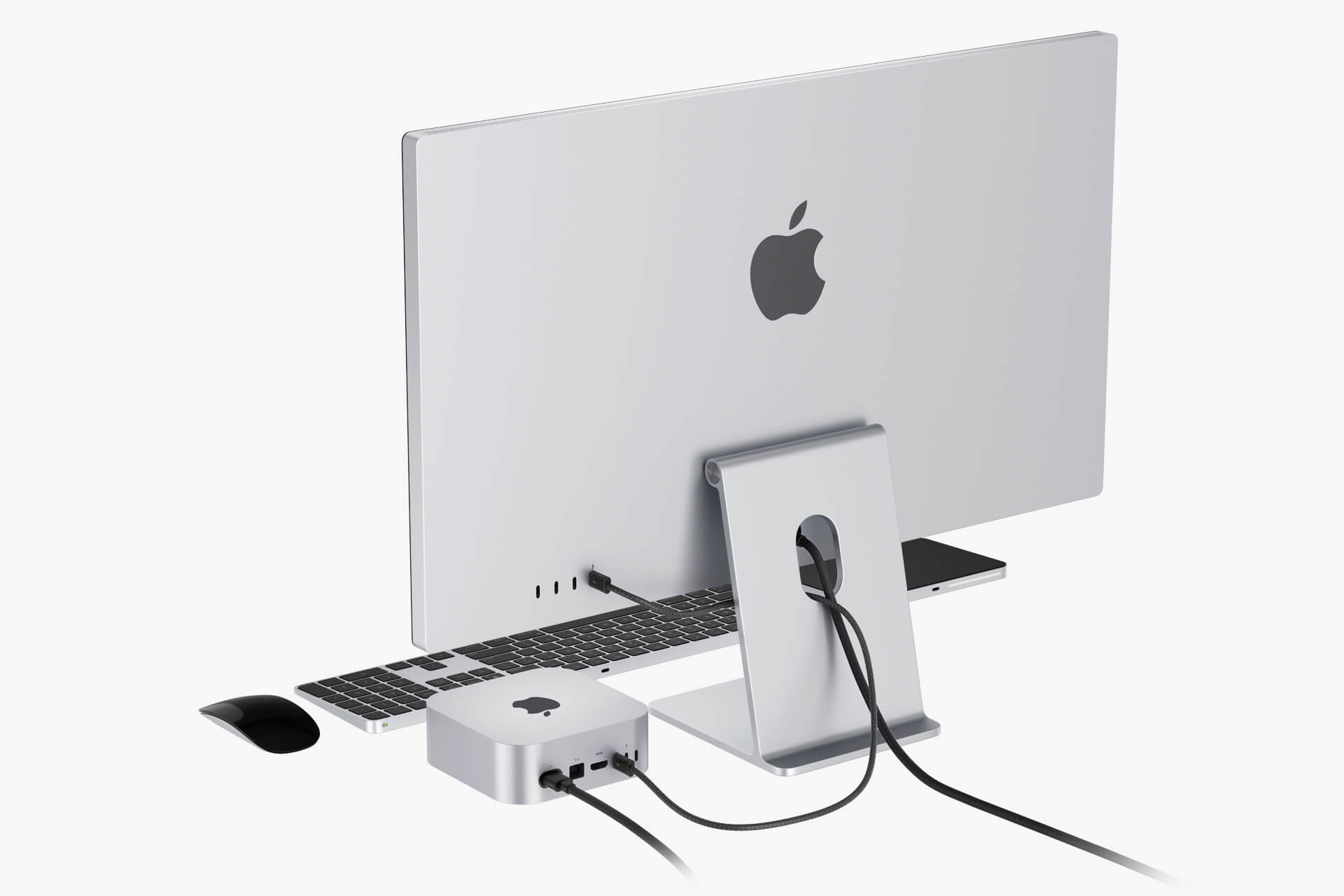 Apple Studio Display and Mac Mini M4 Full Set 2 - 3D Model by madMIX