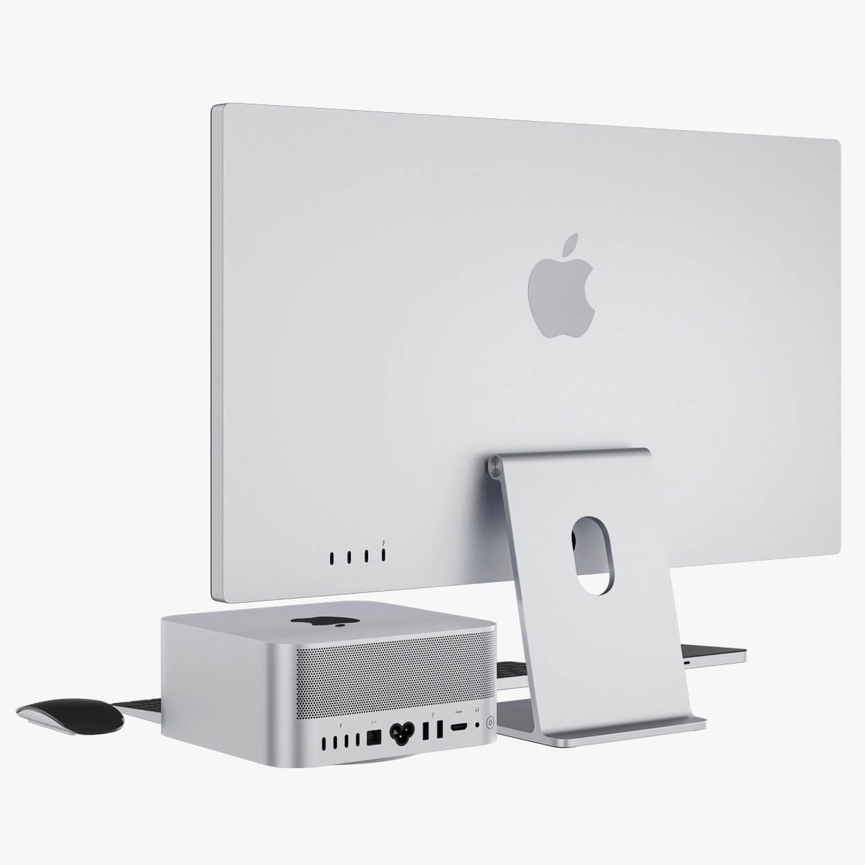 Apple Studio Display and Mac Studio Full Set - 3D Model by madMIX