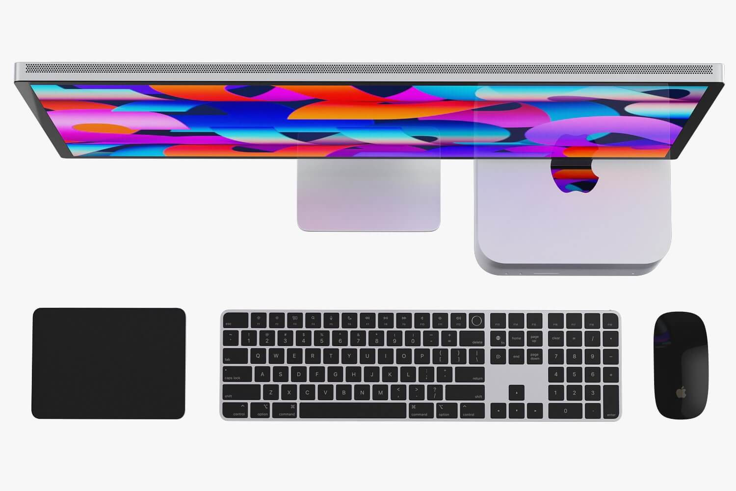 Apple Studio Display and Mac Studio Full Set - 3D Model by madMIX