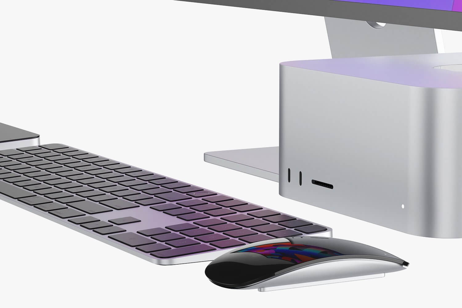 Apple Studio Display and Mac Studio Full Set - 3D Model by madMIX