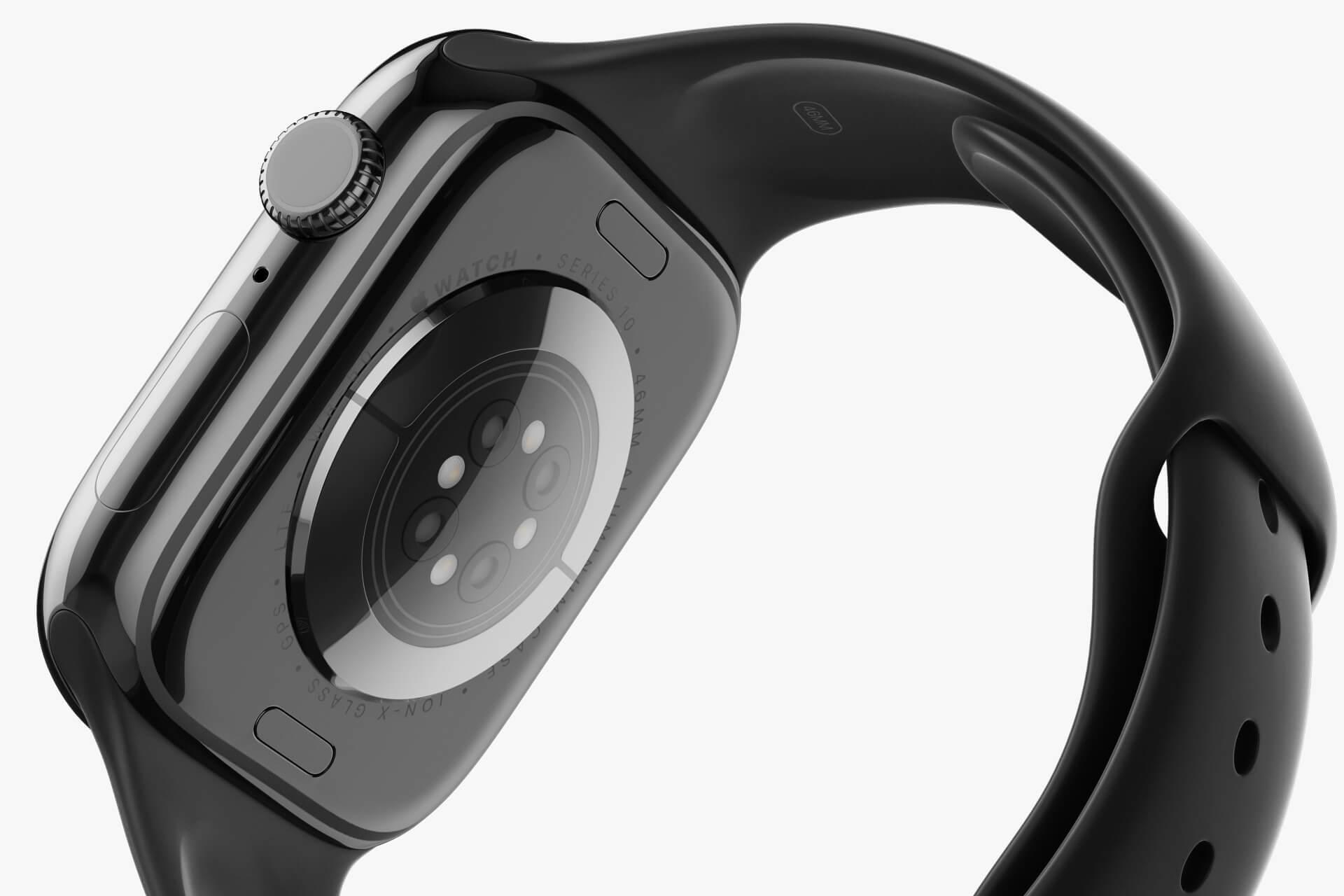 Apple Watch Series 10 Jet Black - 3D Model by madMIX