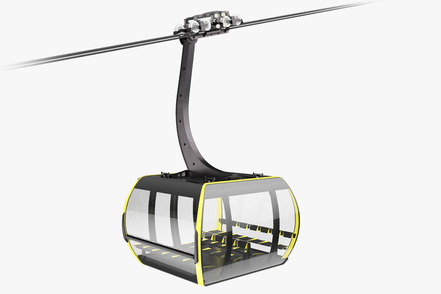 Cableway 3S Cabin CWA ATRIA - 3D Model by madMIX