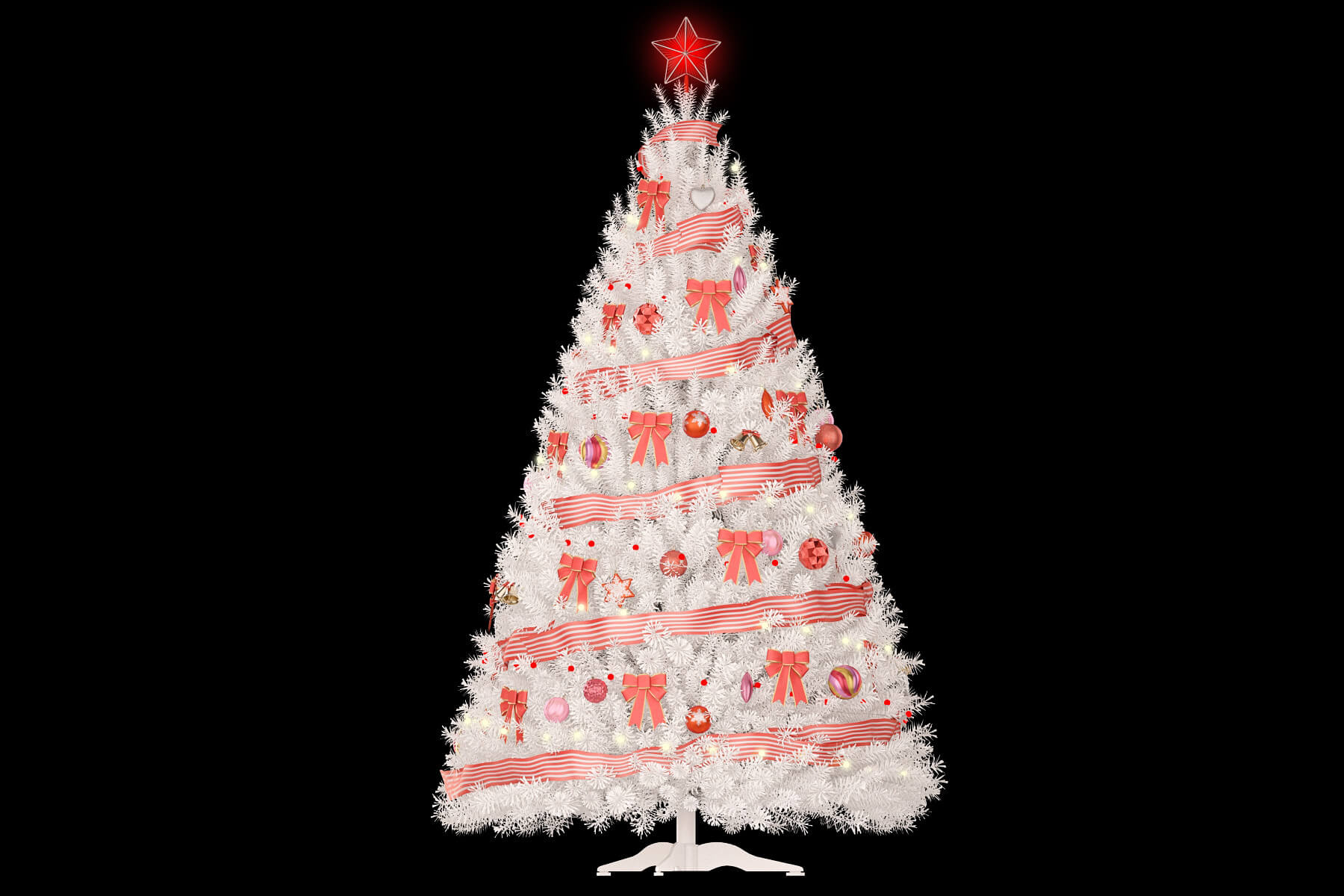 Christmas Tree All Colors - 3D Model by madMIX