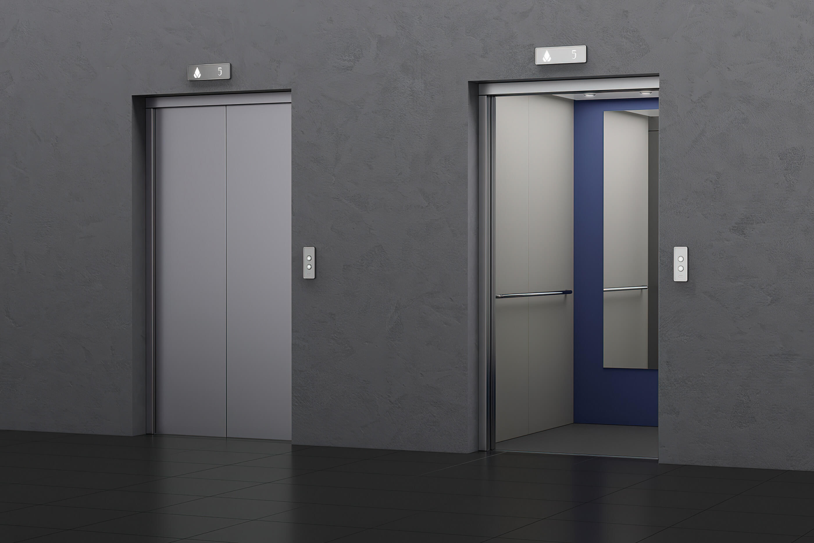 Elevator Kone MONOSPACE 500 - 3D Model by madMIX
