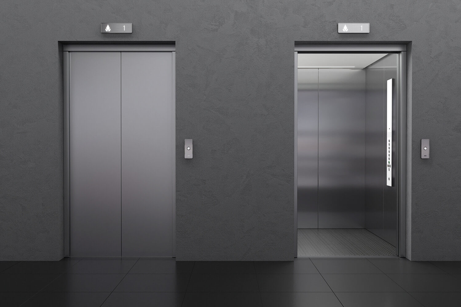 Elevator Kone MONOSPACE 500 - 3D Model by madMIX
