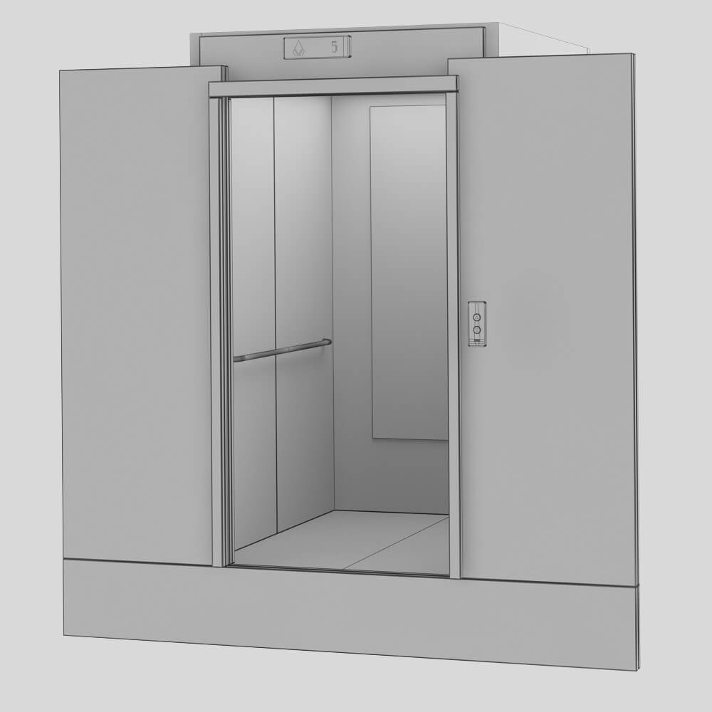 Elevator Kone MONOSPACE 500 - 3D Model by madMIX