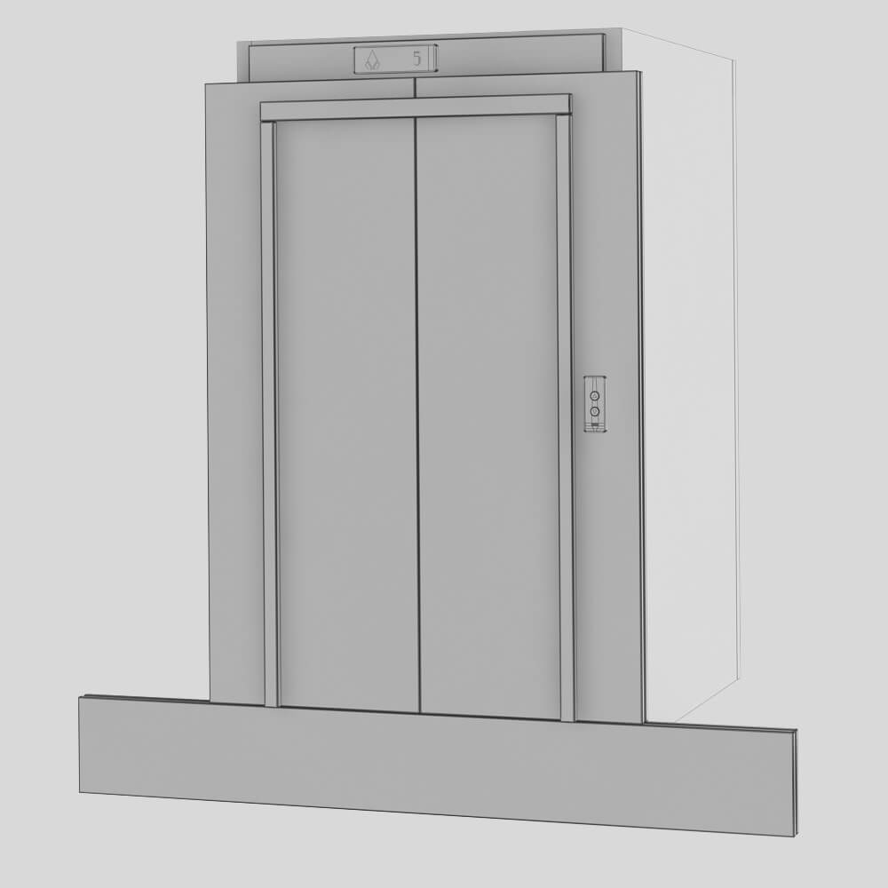 Elevator Kone MONOSPACE 500 - 3D Model by madMIX