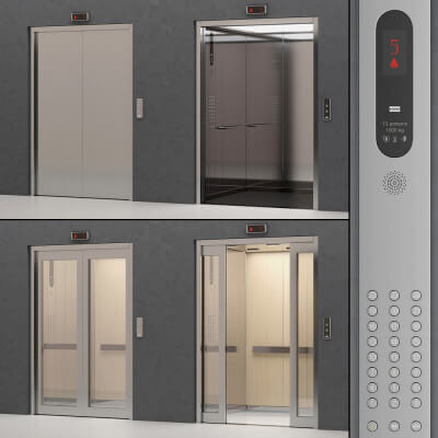 3D Models | Industrial | Elevators | RenderHub