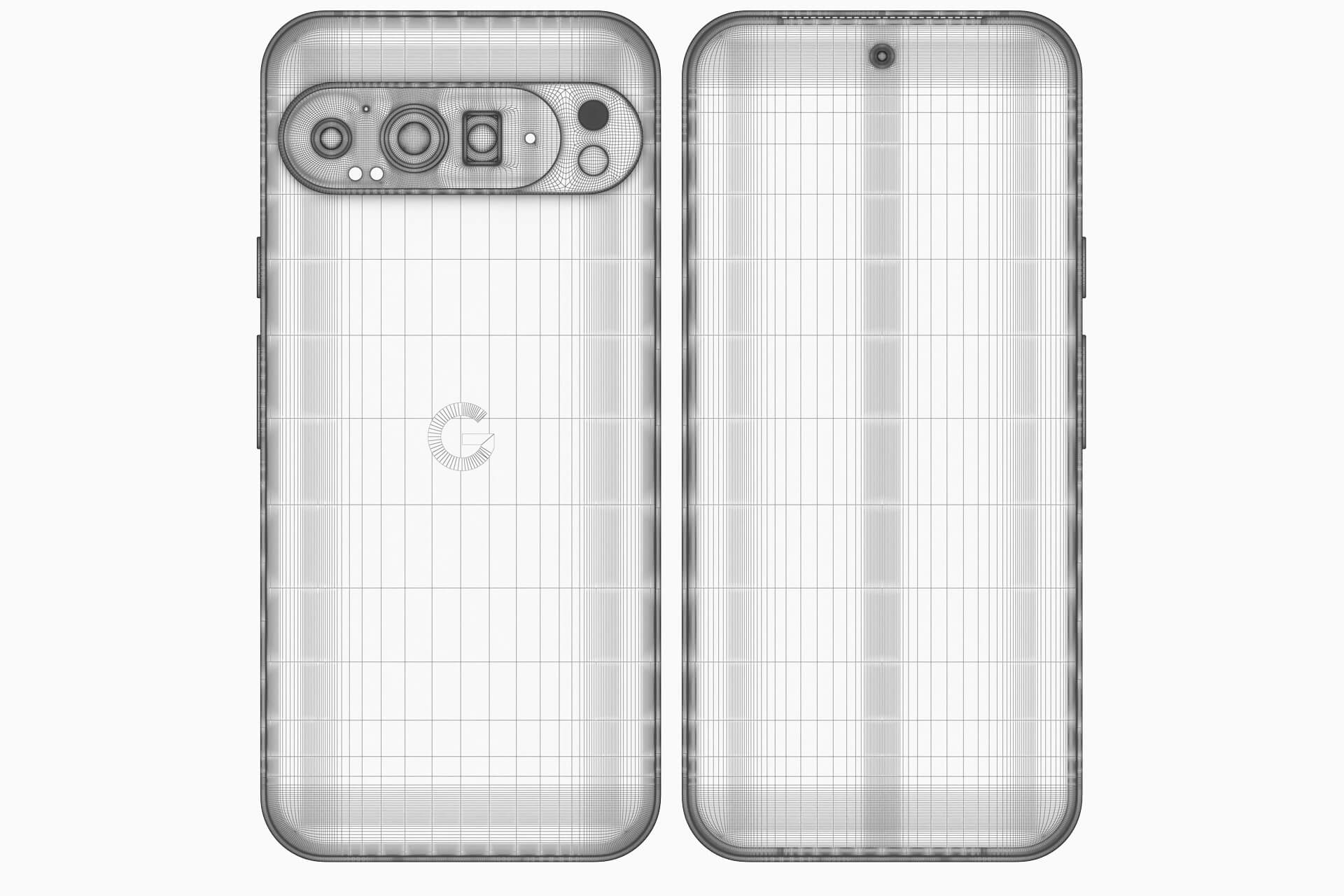 Google Pixel 9 and 9 Pro and 9 Pro XL - 3D Model by madMIX