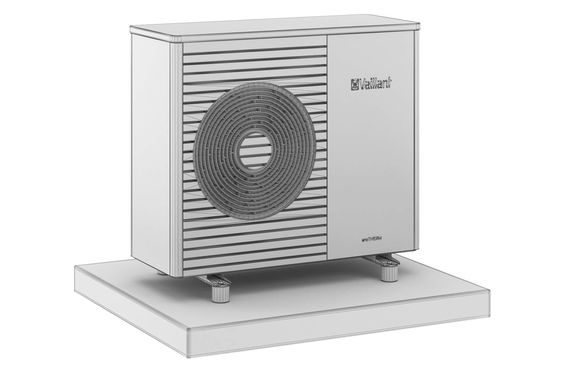 Heat Pump AroTHERM Plus Vaillant - 3D Model by madMIX