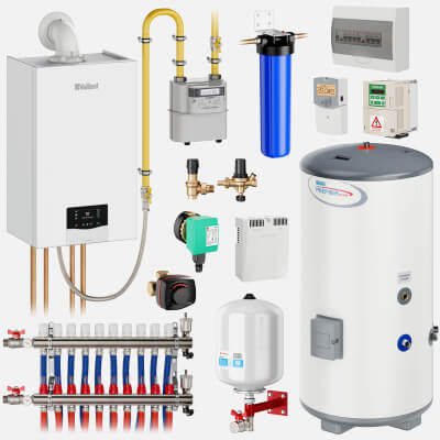 Home Heating System Kit 3 - 3D Model by madMIX