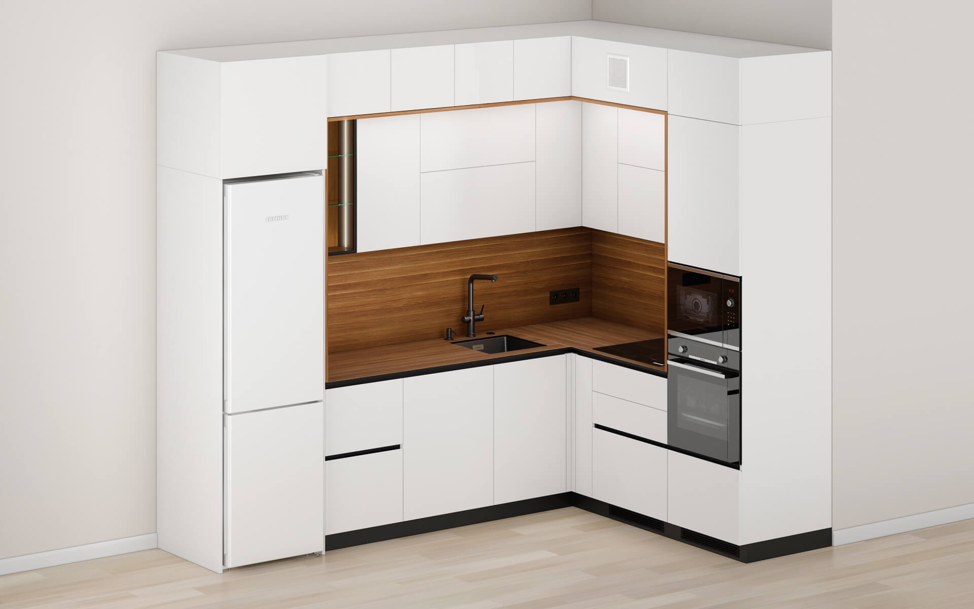 Kitchen Set 1 - 3D Model by madMIX