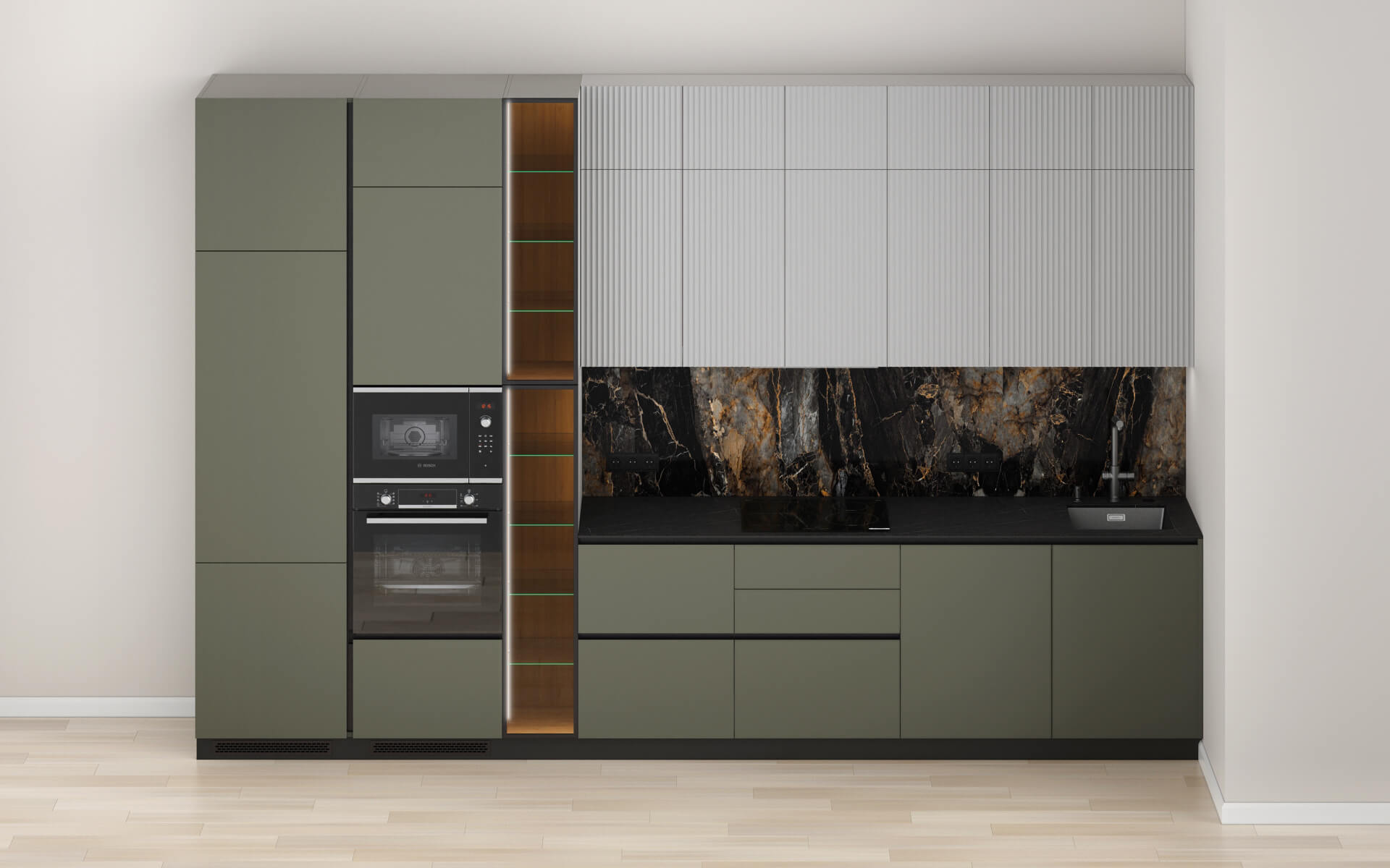 Kitchen Set 1 - 3D Model by madMIX