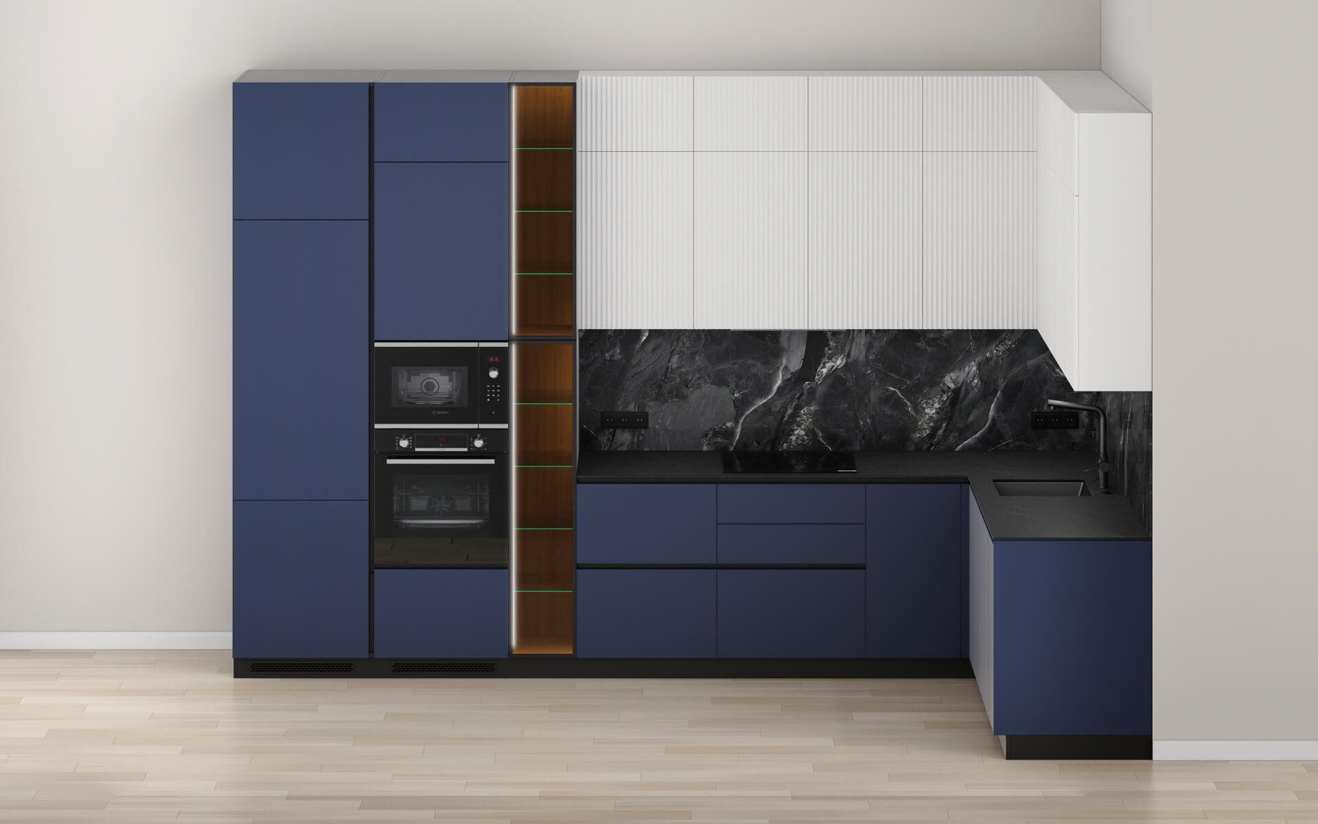 Kitchen Set 1 - 3D Model by madMIX