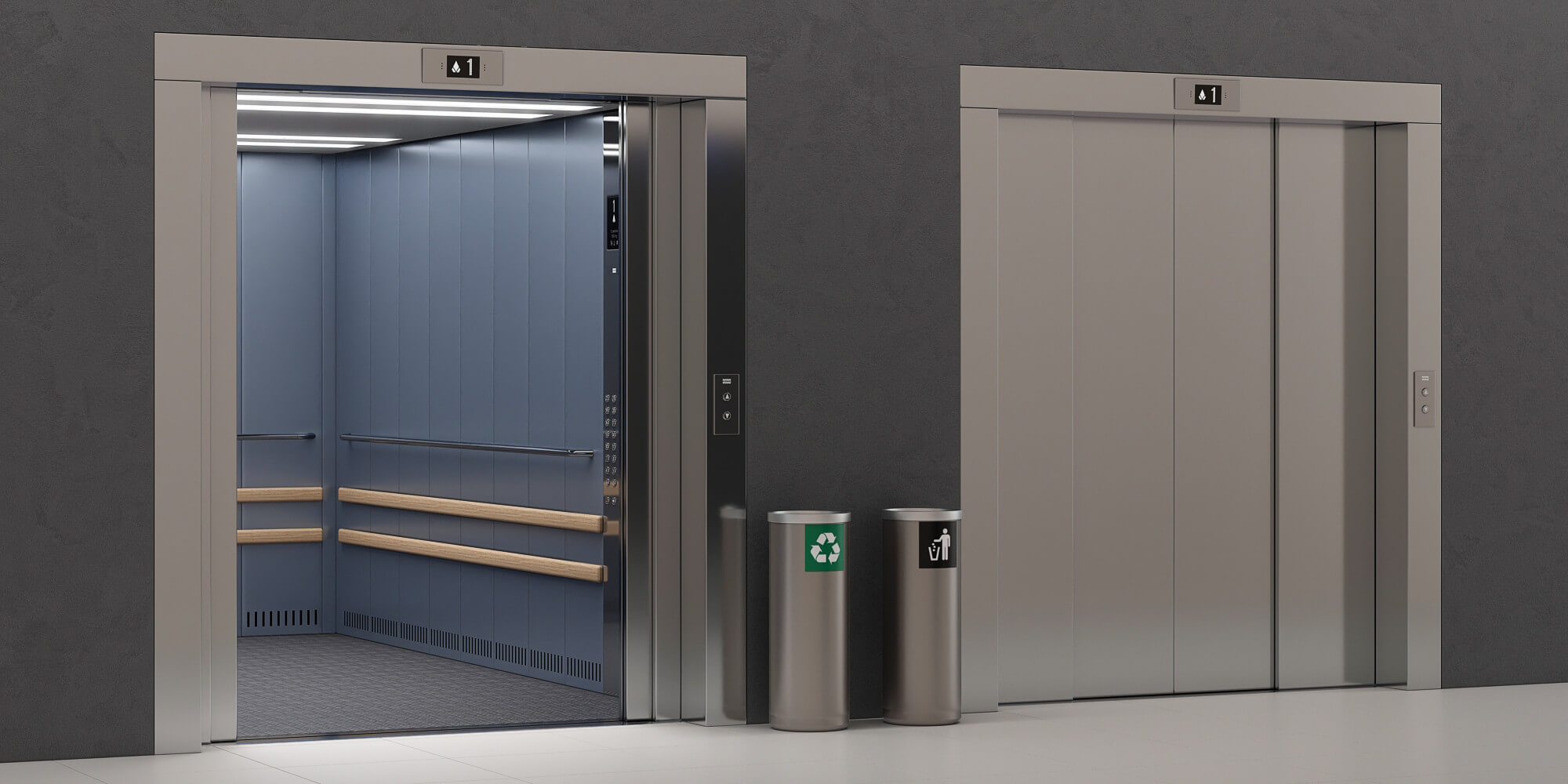 Kone Elevator Collection - 3D Model by madMIX