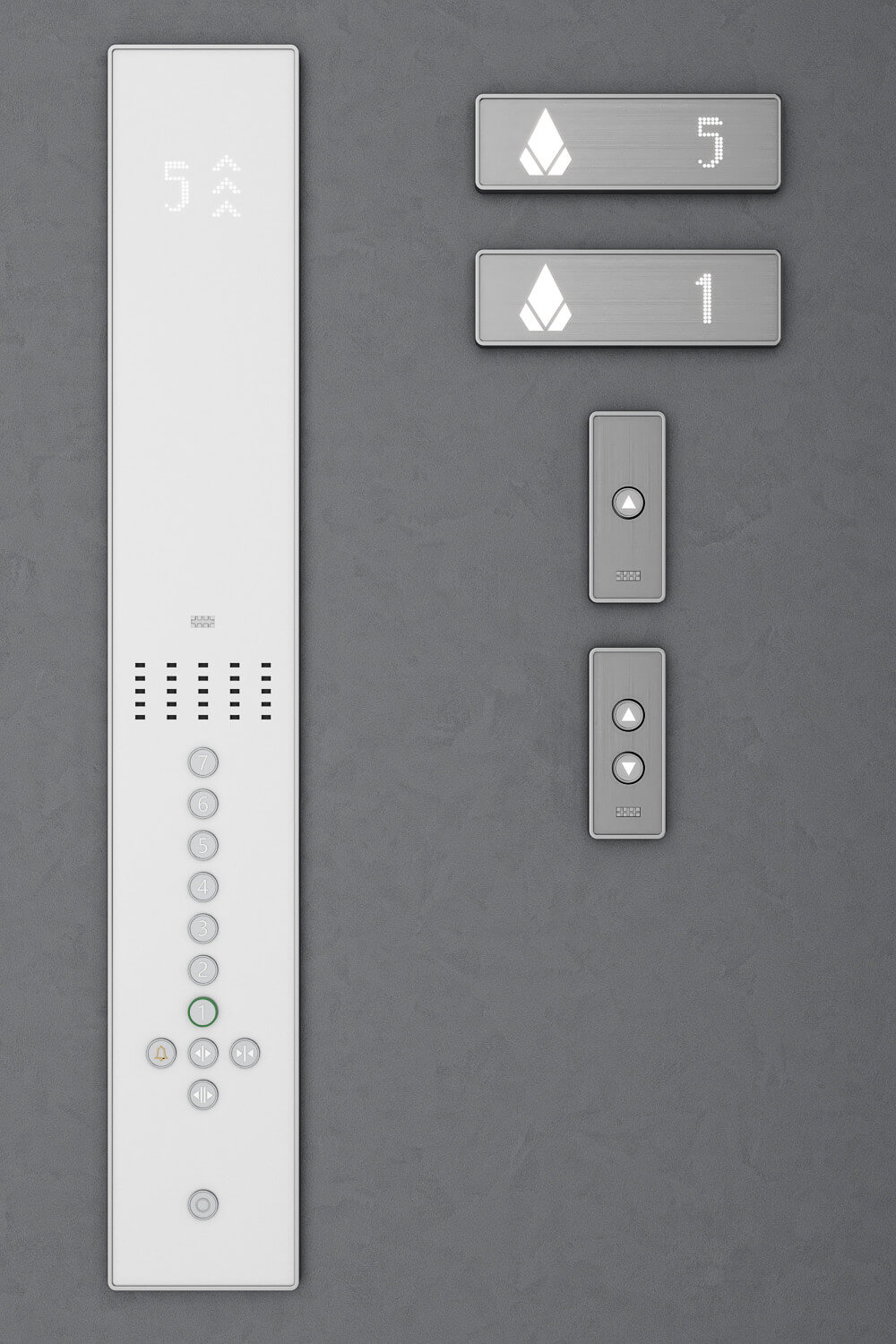 Kone Elevator Collection - 3D Model by madMIX