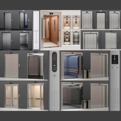 Kone Elevator Collection - 3D Model by madMIX