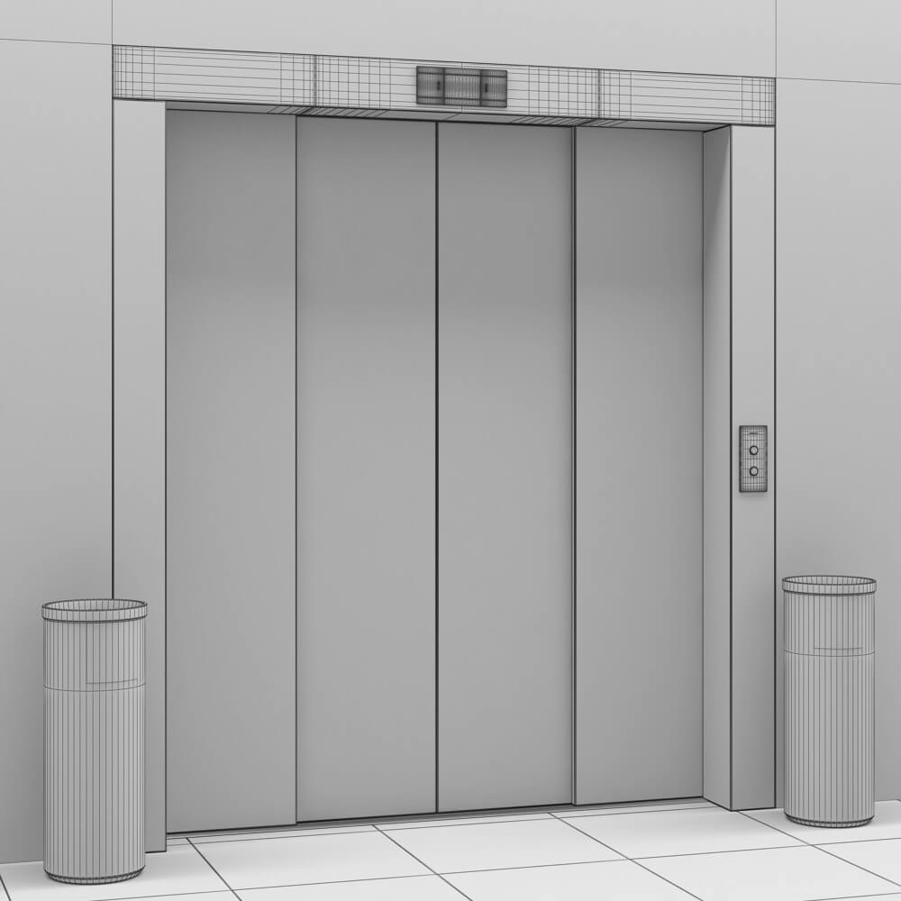 Kone TranSys Elevator (KDS 300) - 3D Model by madMIX