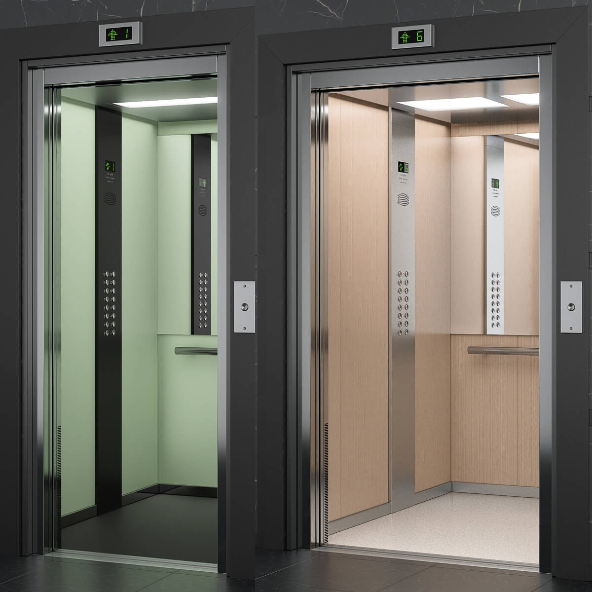 OTIS 2000 R Elevator - 3D Model by madMIX