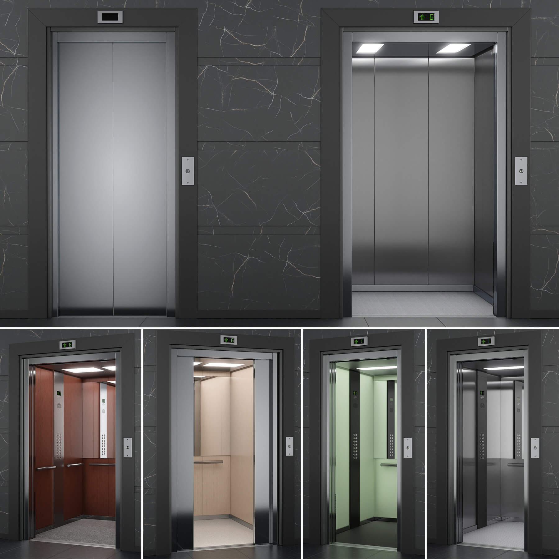 OTIS 2000 R Elevator - 3D Model by madMIX