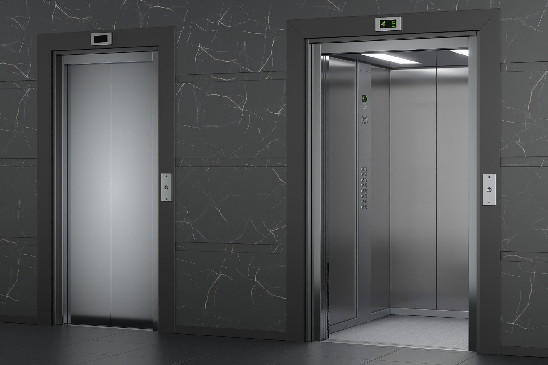 OTIS 2000 R Elevator - 3D Model by madMIX