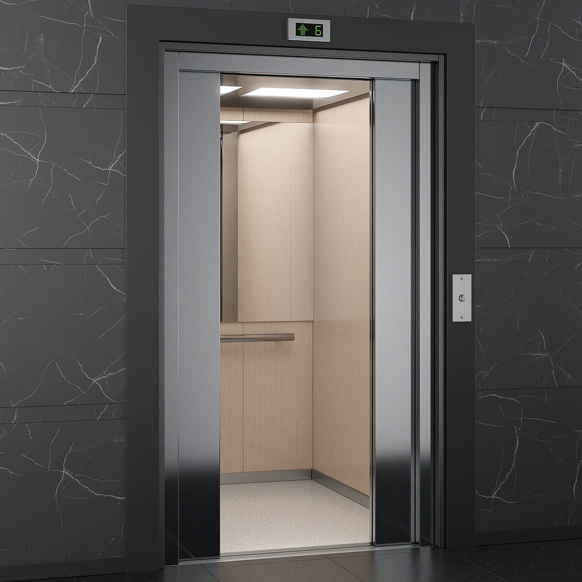 OTIS 2000 R Elevator - 3D Model by madMIX