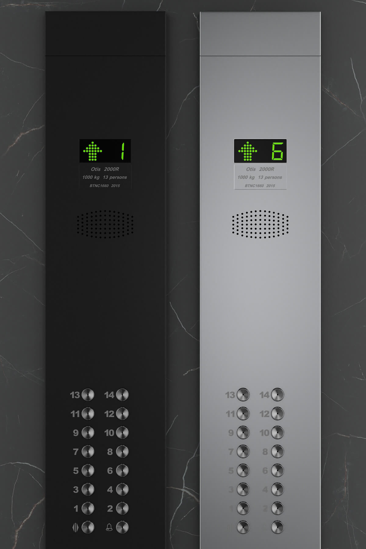 OTIS 2000 R Elevator - 3D Model by madMIX