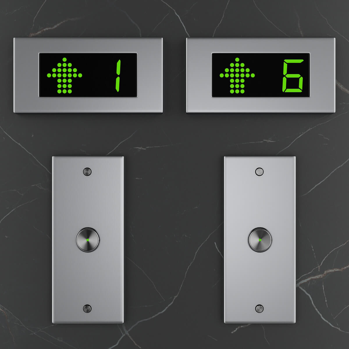 OTIS 2000 R Elevator - 3D Model by madMIX