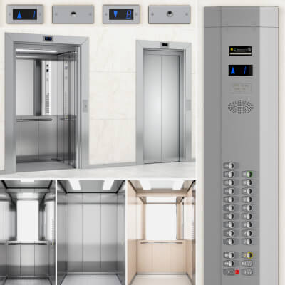 OTIS Gen 2 Elevator - 3D Model by madMIX