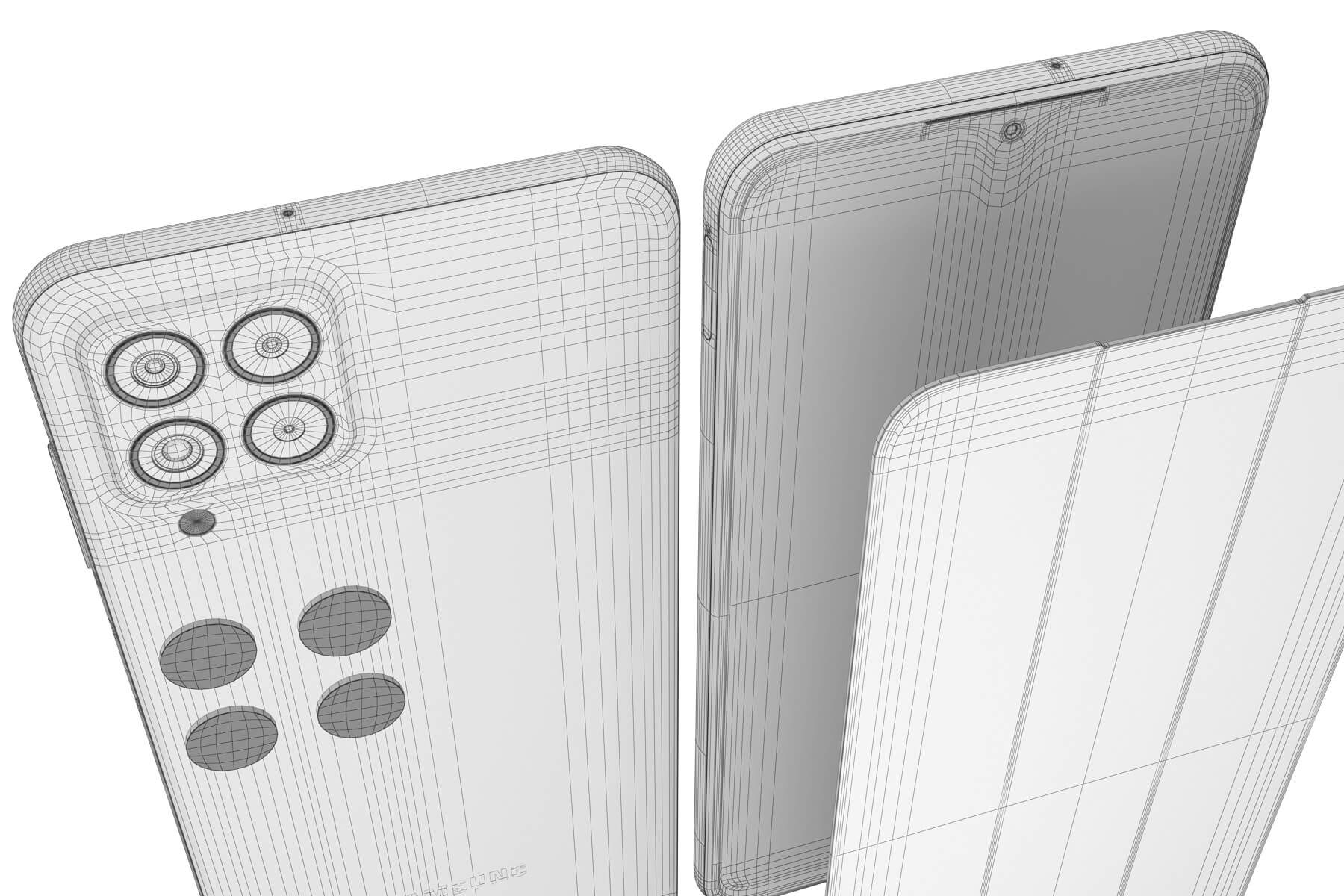 Samsung Galaxy M33 and M53 - 3D Model by madMIX