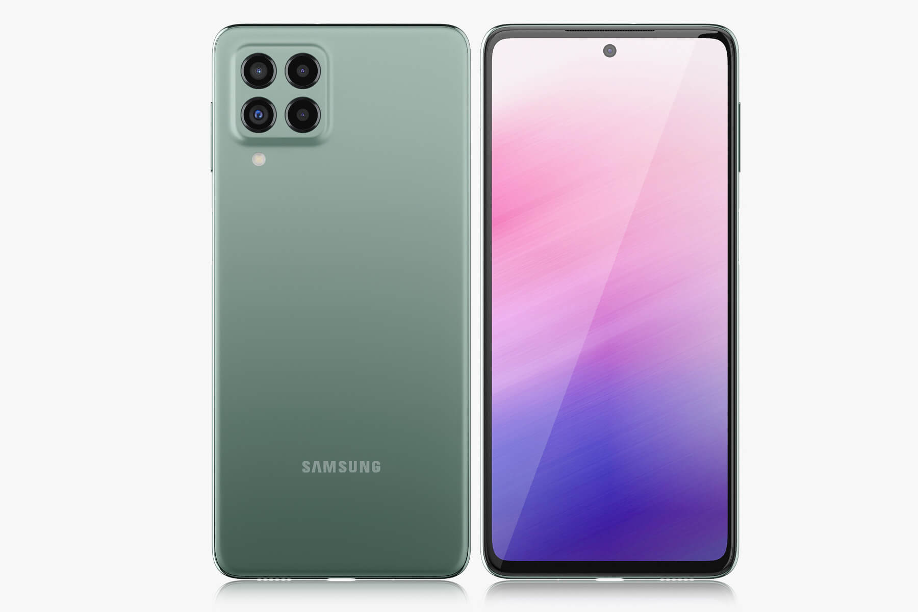 Samsung Galaxy M33 and M53 - 3D Model by madMIX