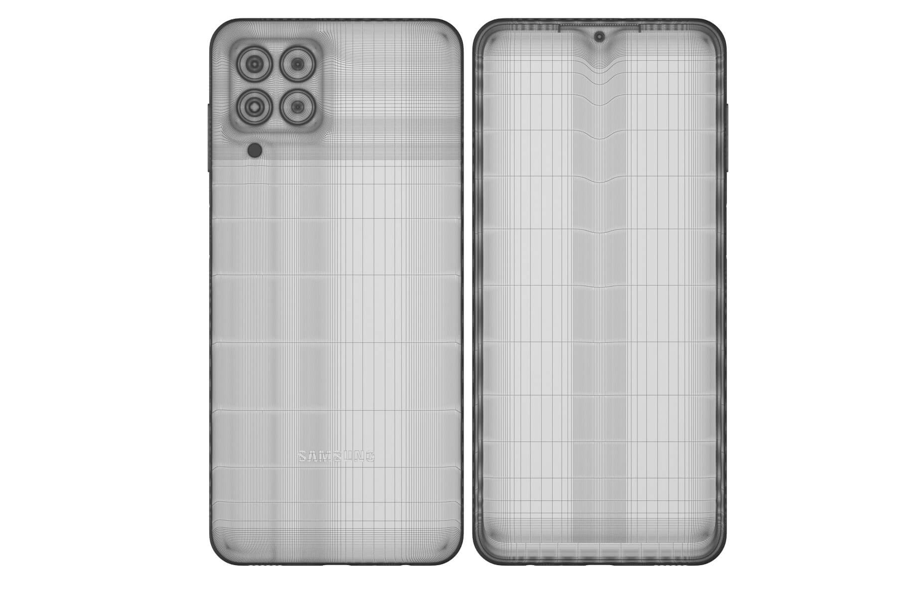 Samsung Galaxy M33 - 3D Model by madMIX