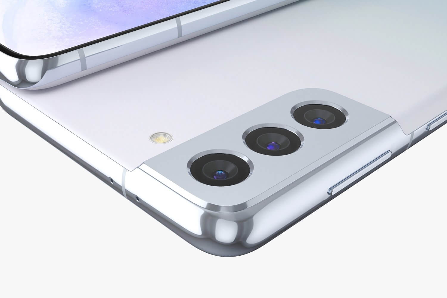 Samsung Galaxy S21 Plus Silver - 3D Model by madMIX