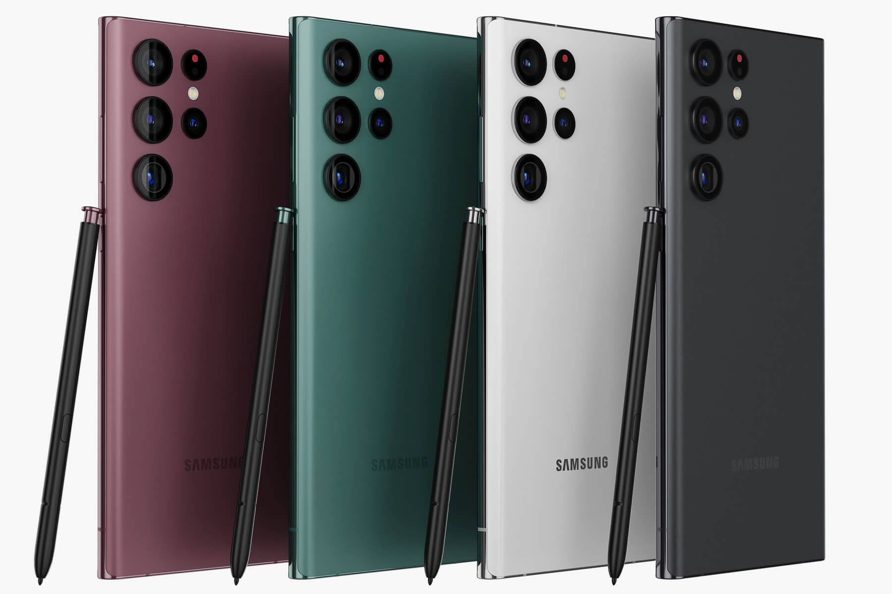Samsung Galaxy S22 and S22 Plus and S22 Ultra All Colors - 3D Model by ...