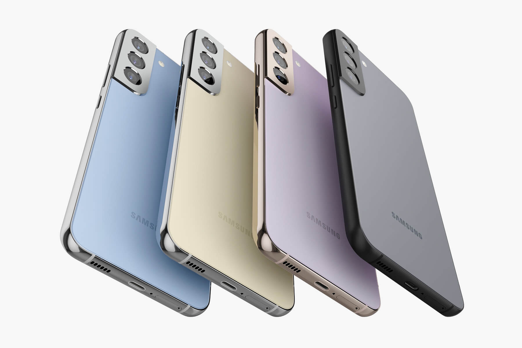 Samsung Galaxy S22 and S22 Plus and S22 Ultra All Colors - 3D Model by ...