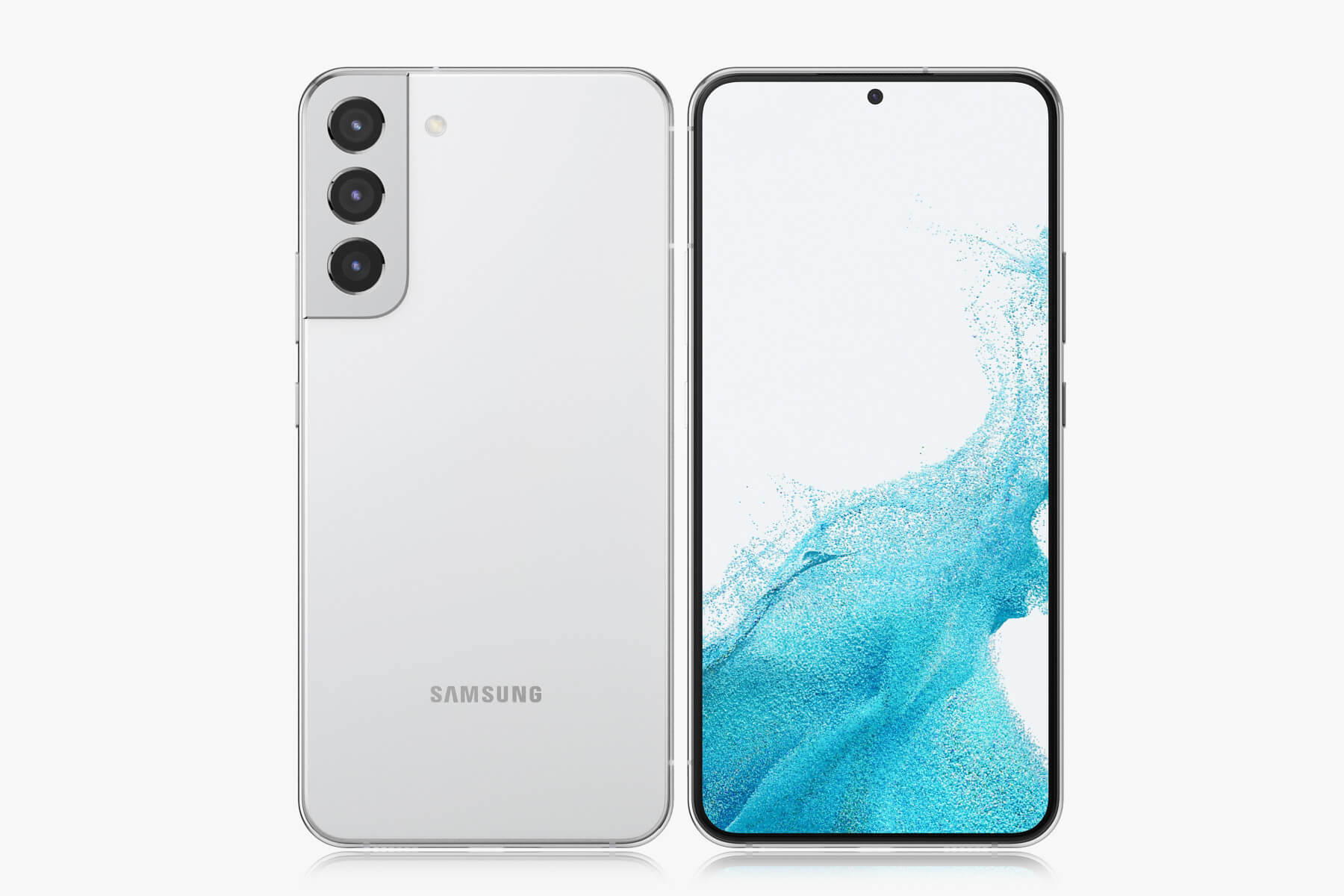 Samsung Galaxy S22 Plus White - 3D Model by madMIX