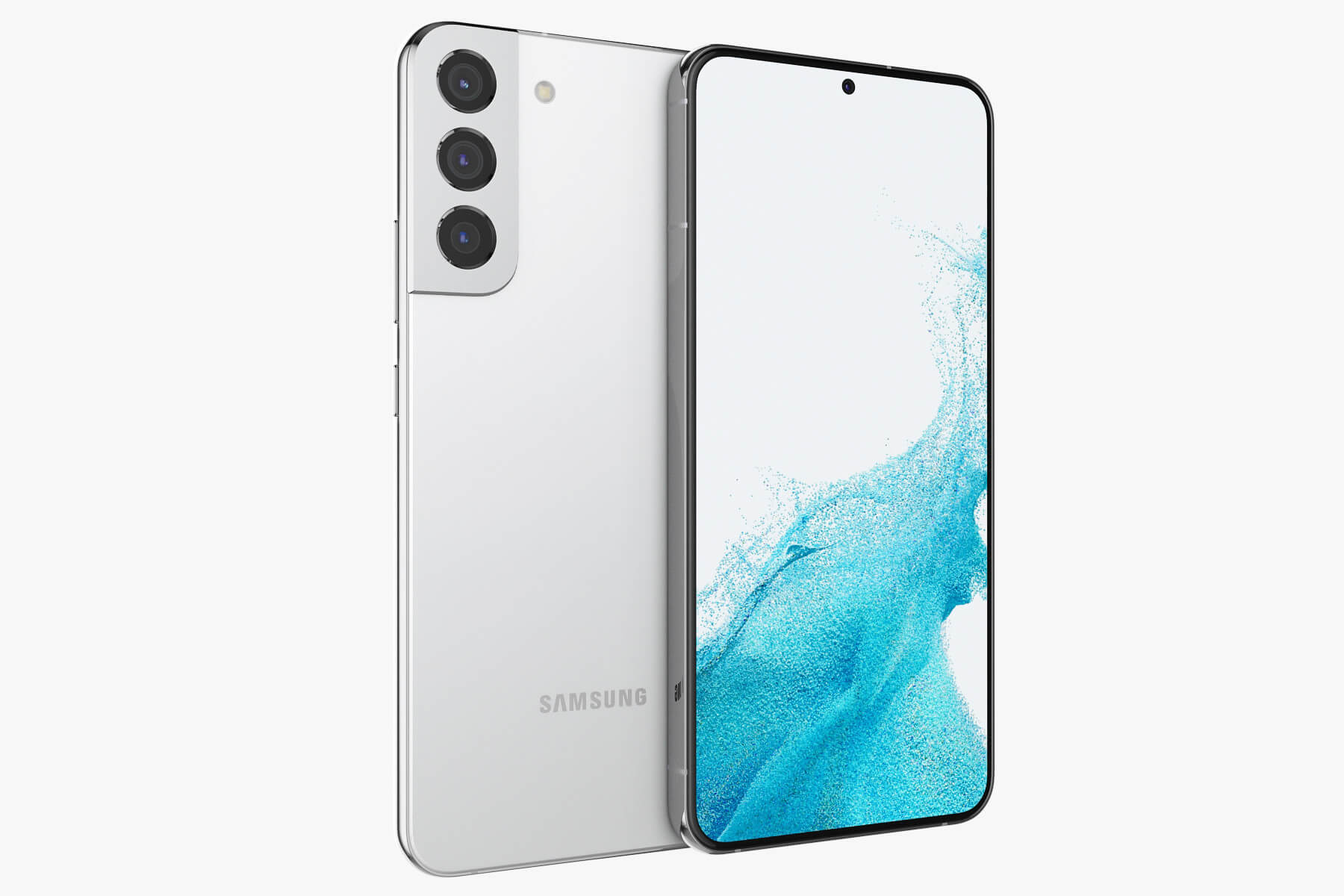 Samsung Galaxy S22 Plus White - 3D Model by madMIX